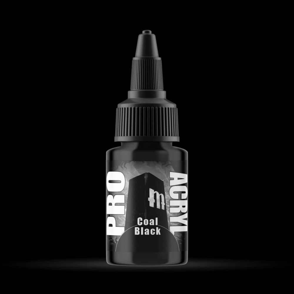 Pro Acryl Coal Black (Monument Hobbies) - Tabletopbattle