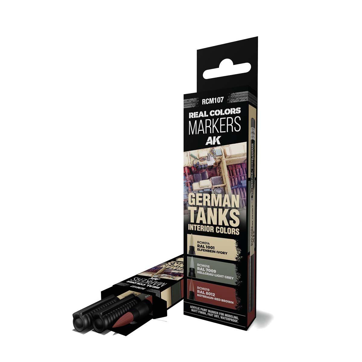 German Tanks Interior Colors (Real Colors Markers) - Tabletopbattle